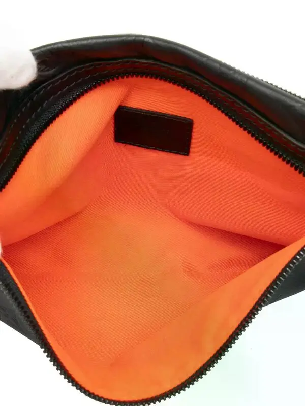 LOUIS VUITTON 2019 Monogram Shadow Double Flat Messenger Crossbody Bag