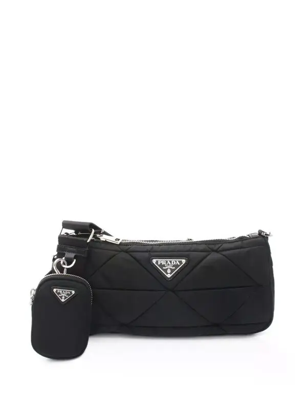 Prada Tessuto Crossbody Bag - Black
