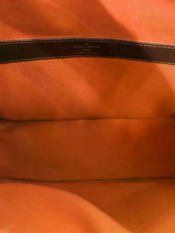 LOUIS VUITTON 2004 Damier Ebene Naviglio Crossbody Bag