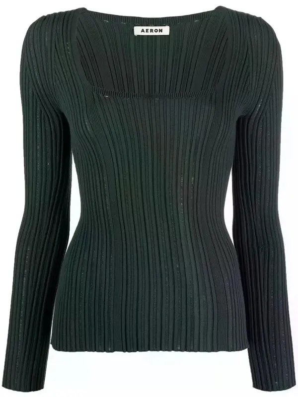 AERON Finesse Ribbed-knit Jumper