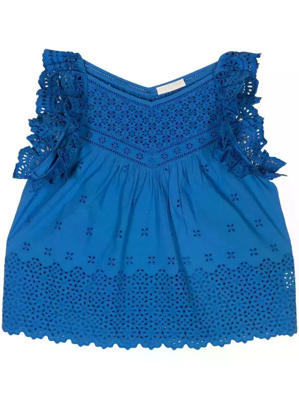 Ulla Johnson Leona Ruffled Blouse