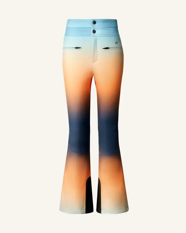 Perfect Moment High-waist Aurora Flare Ski Pant - Degrade-sunset