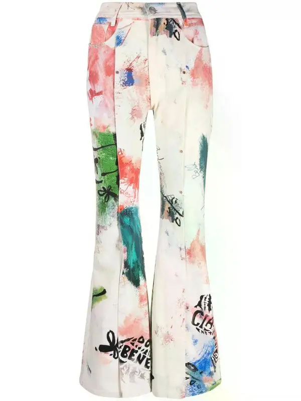 Andersson Bell Flared Cotton Trousers