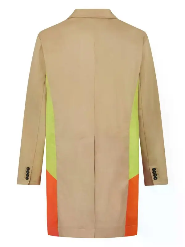 Dsquared2 Contrasting Panels Single-breasted Coat