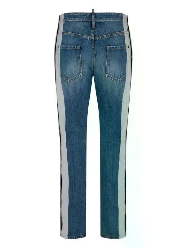Dsquared2 Side-stripe Straight-leg Jeans