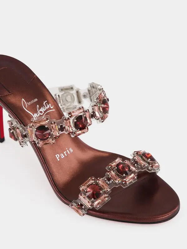CHRISTIAN LOUBOUTIN Just Jewel 85 Sandals - Pink