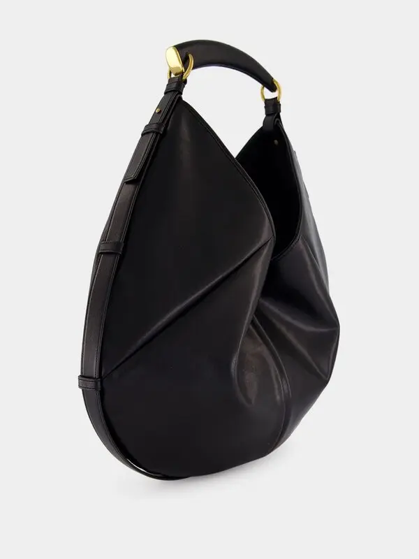 Saint Laurent Mombasa Large Hobo Bag - Black
