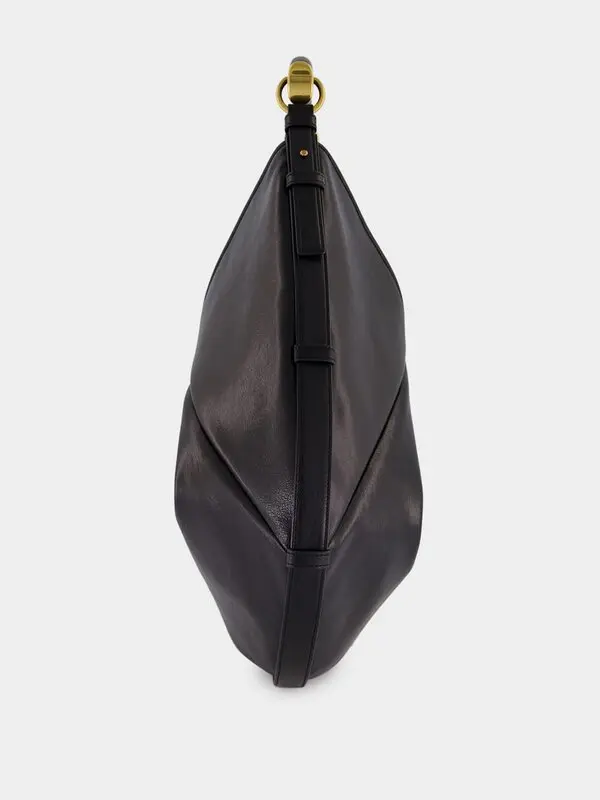 Saint Laurent Mombasa Large Hobo Bag - Black