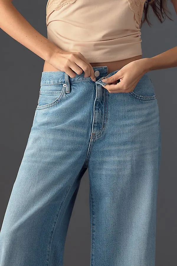 FRAME High-rise Wide-leg Jeans - Frey