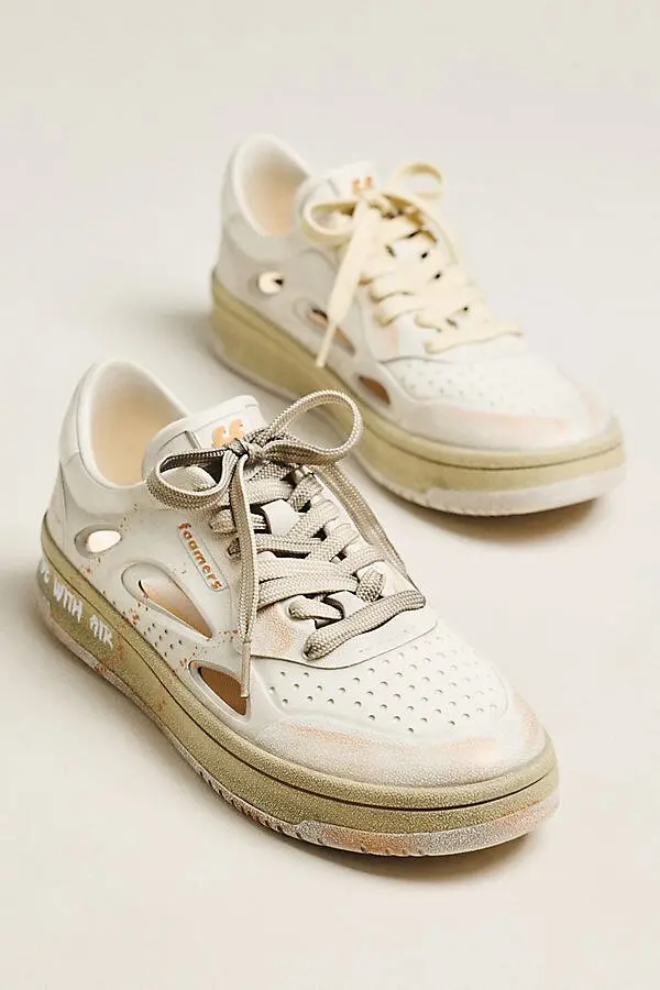 FOAMERS F6001 Cutout Sneakers - White
