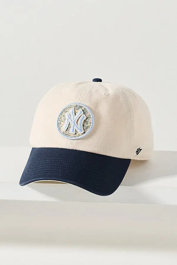 '47 Floral Baseball Cap - N Y Yankees