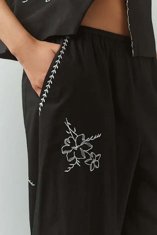 The Great. The Weekend Crop Wide-leg Pants