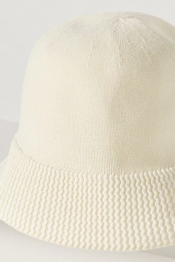 WYETH Nubby Cloche Hat - Cream