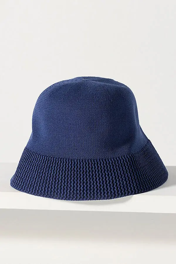 WYETH Nubby Cloche Hat - Navy