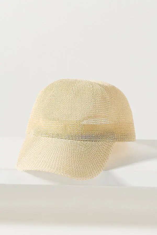 WYETH Mesh Packable Baseball Cap - Nautral