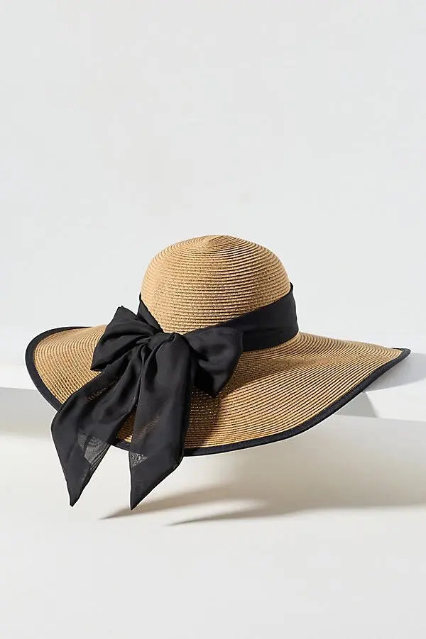 San Diego Hat Bow-trim Sun Hat - Neutral