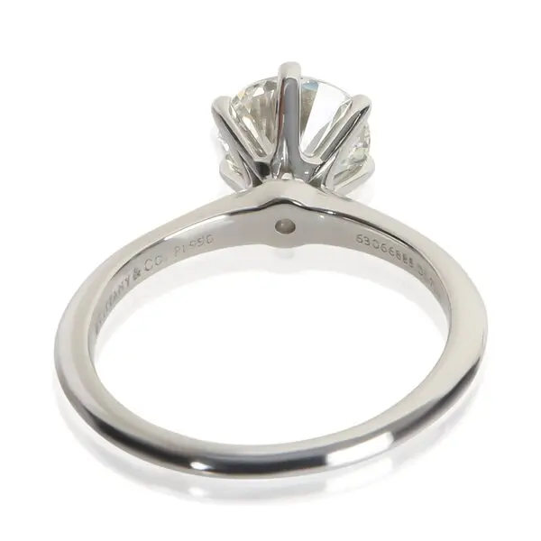 Tiffany & Co. 1.71 Ct Round Brilliant Diamond Engagement Ring