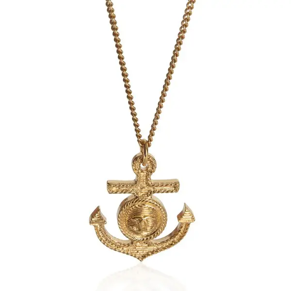 Chanel Gold-plated 2018 Anchor Pendant - Gold_plated