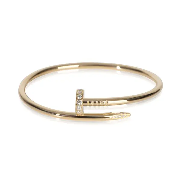 CARTIER Yellow Gold Diamond Juste Un Clou Bracelet - Yellow_gold