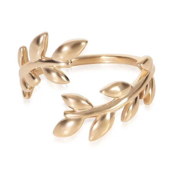 Tiffany & Co. Paloma Picasso Olive Leaf Bypass Ring - Rose_gold