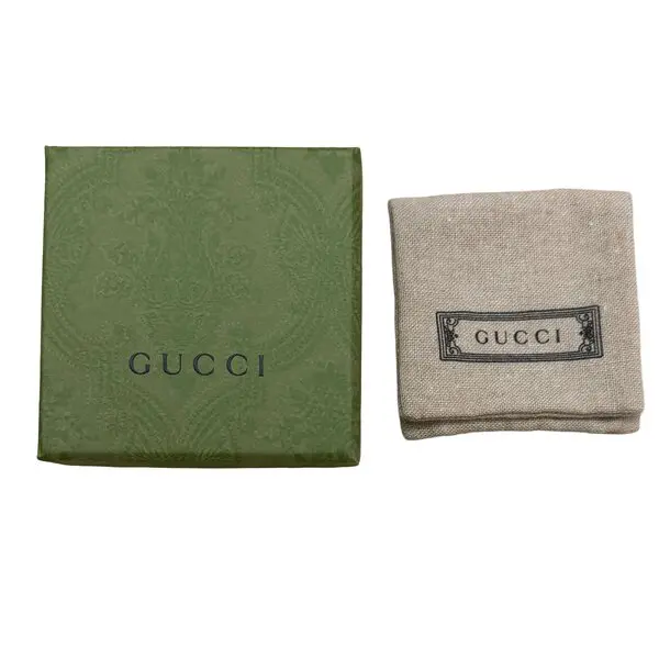 Gucci Sterling Silver Interlocking G Paisley Ring
