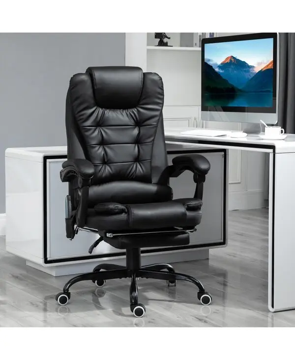 BOYEL LIVING 7-point Massage Office Chair High Back Executive Recliner With Lumbar Support