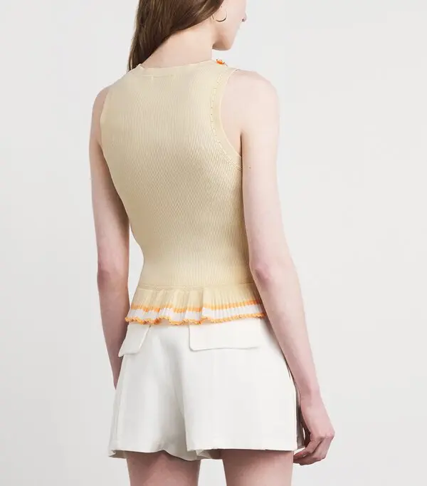 Claudie Pierlot Embellished Tank Top - White