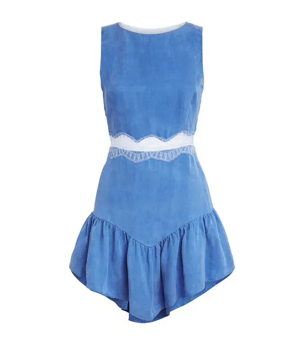 Claudie Pierlot Backless Mini Dress - Blue