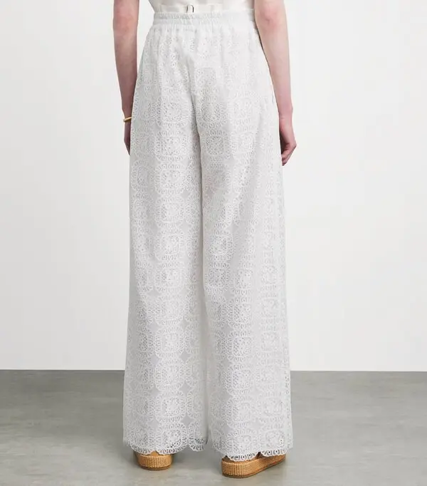 Claudie Pierlot Lace Wide-leg Trousers