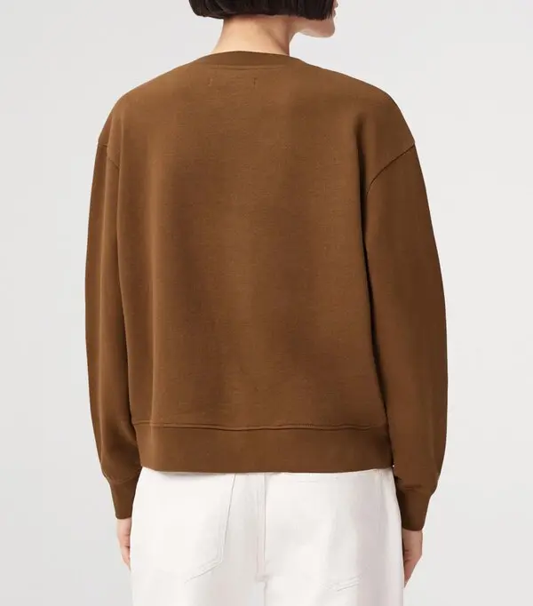 ALLSAINTS Cotton Pippa Sweatshirt - Brown