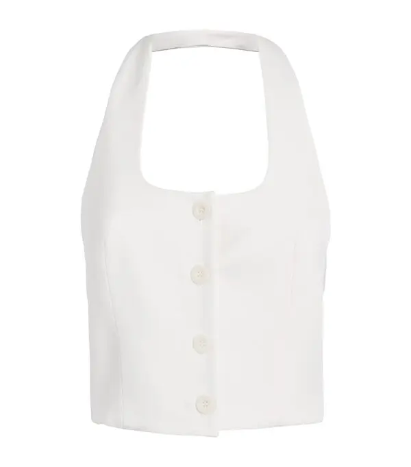 Claudie Pierlot Backless Waistcoat - White
