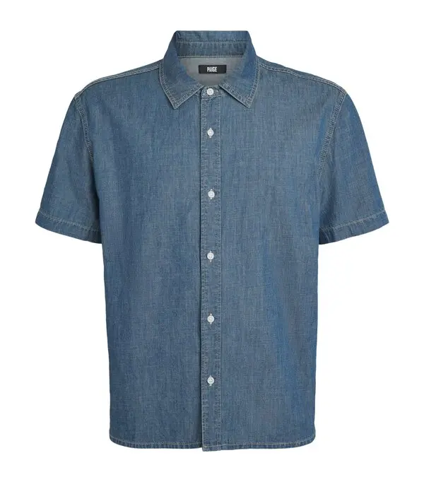 Paige Denim Short-sleeve Soliman Shirt