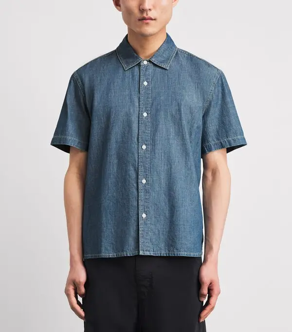 Paige Denim Short-sleeve Soliman Shirt