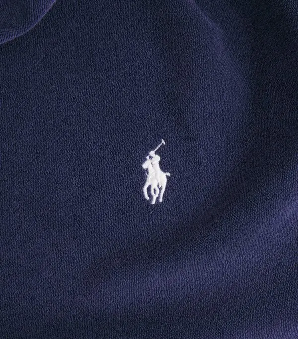 Polo Ralph Lauren Cotton-blend Terry Cloth T-shirt - Navy