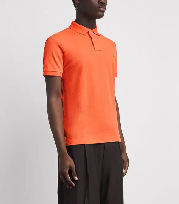 Polo Ralph Lauren Cotton Mesh Custom-fit Polo Shirt - Orange