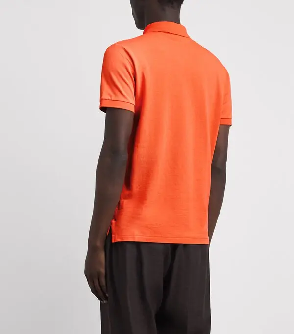 Polo Ralph Lauren Cotton Mesh Custom-fit Polo Shirt - Orange