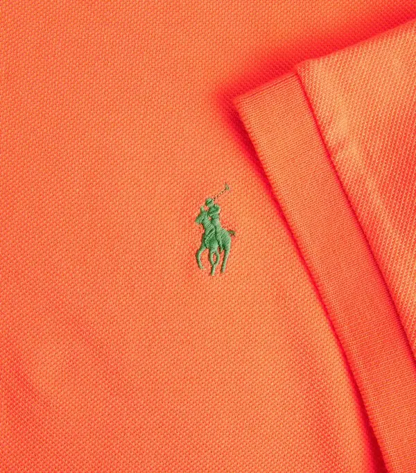 Polo Ralph Lauren Cotton Mesh Custom-fit Polo Shirt - Orange