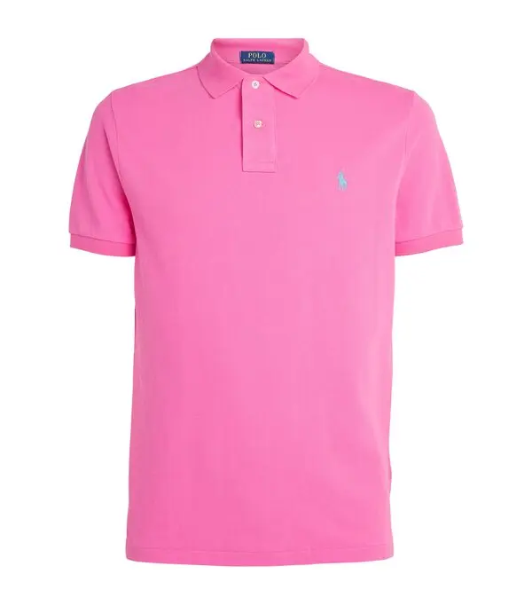 Polo Ralph Lauren Cotton Mesh Custom-fit Polo Shirt - Pink