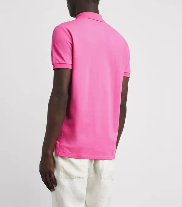 Polo Ralph Lauren Cotton Mesh Custom-fit Polo Shirt - Pink