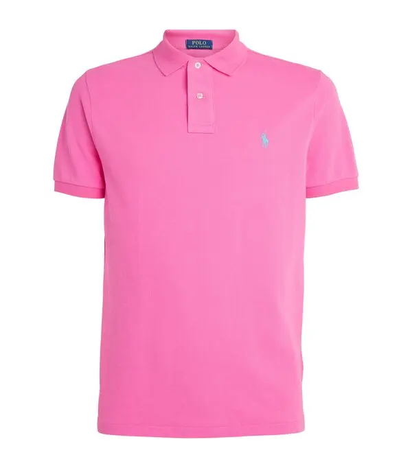 Polo Ralph Lauren Cotton Mesh Custom-fit Polo Shirt - Pink