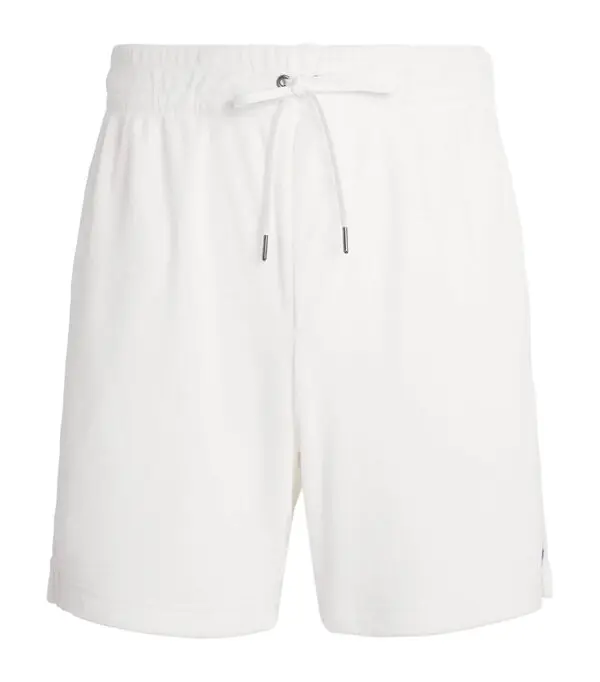 Polo Ralph Lauren Cotton-blend Terry Cloth Shorts - White