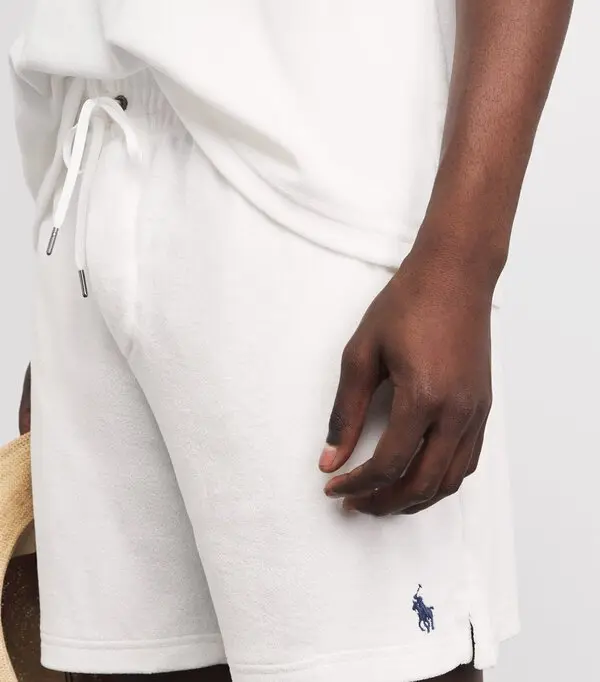 Polo Ralph Lauren Cotton-blend Terry Cloth Shorts - White