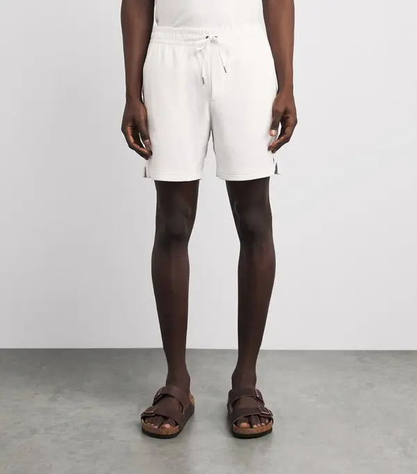 Polo Ralph Lauren Cotton-blend Terry Cloth Shorts - White