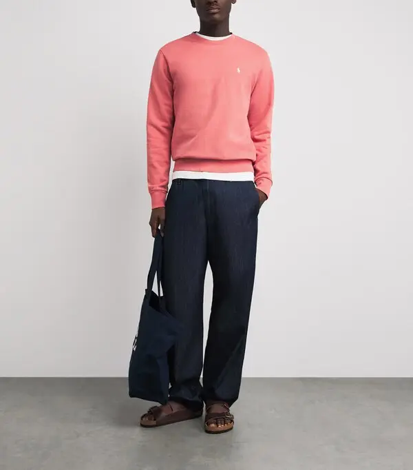 Polo Ralph Lauren Cotton Loopback Fleece Sweatshirt - Red