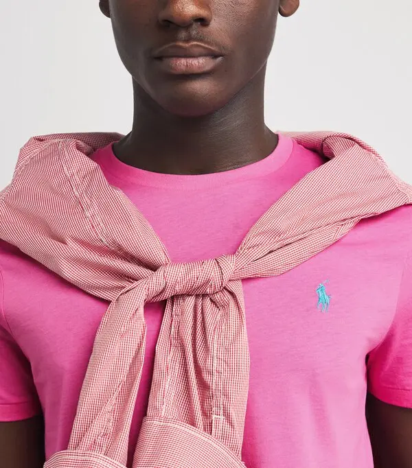 Polo Ralph Lauren Cotton Custom Slim-fit T-shirt - Pink