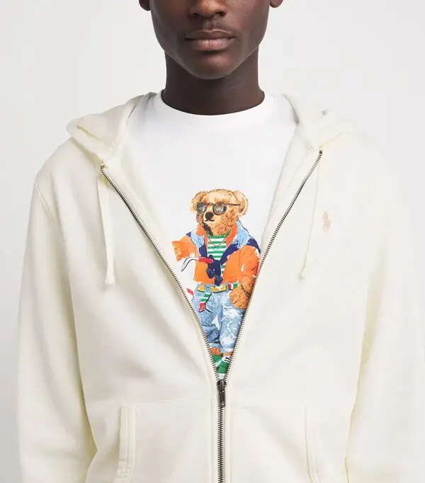 Polo Ralph Lauren Cotton Loopback Fleece Zip-up Hoodie - Neutral