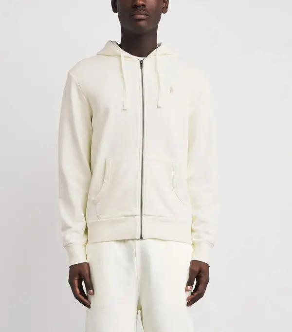 Polo Ralph Lauren Cotton Loopback Fleece Zip-up Hoodie - Neutral