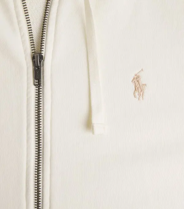 Polo Ralph Lauren Cotton Loopback Fleece Zip-up Hoodie - Neutral