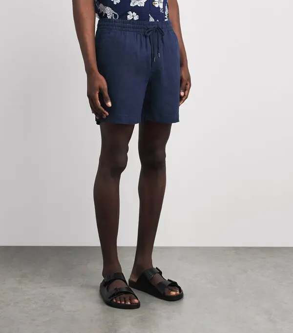 Polo Ralph Lauren Linen Prepster Shorts - Navy