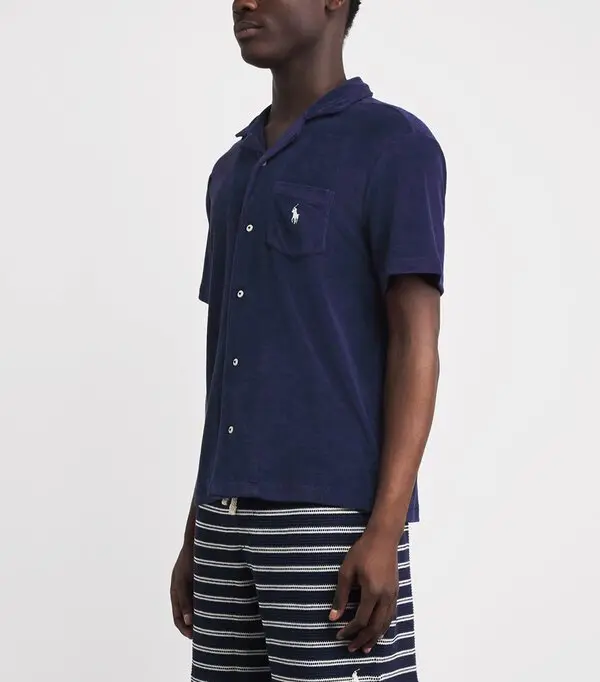 Polo Ralph Lauren Cotton-blend Terry Short-sleeve Slim Shirt